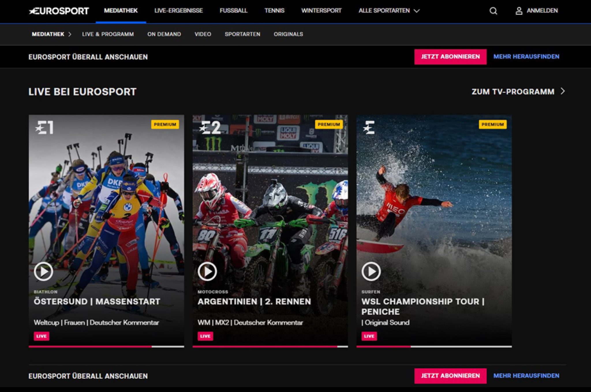 Eurosport Live Stream: So empfängst Du den Stream von überall.